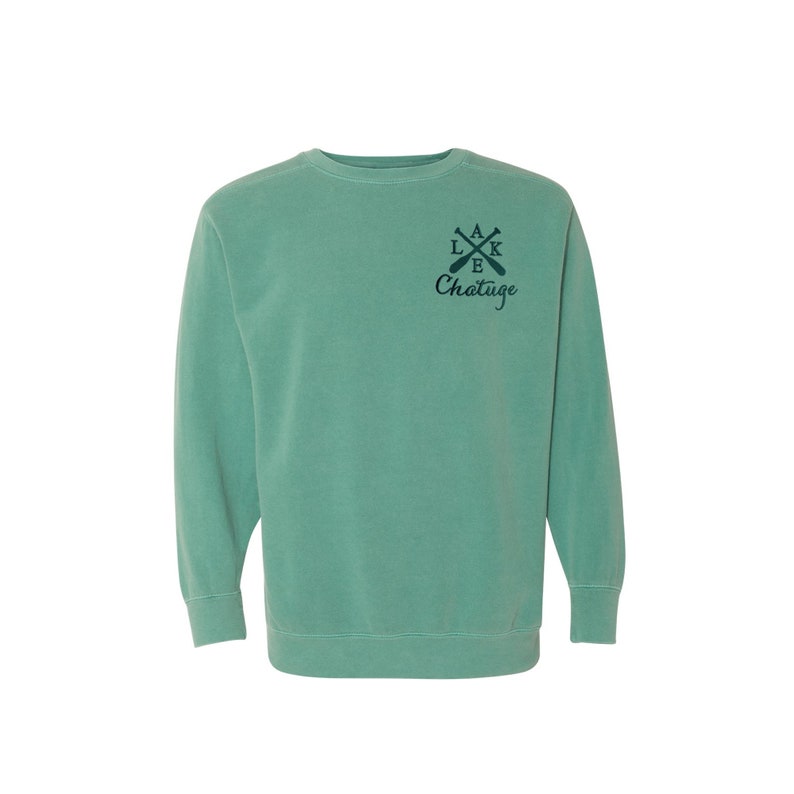 Lake Sweatshirt Comfort Colors Crew Neck Sweatshirt Custom - Etsy