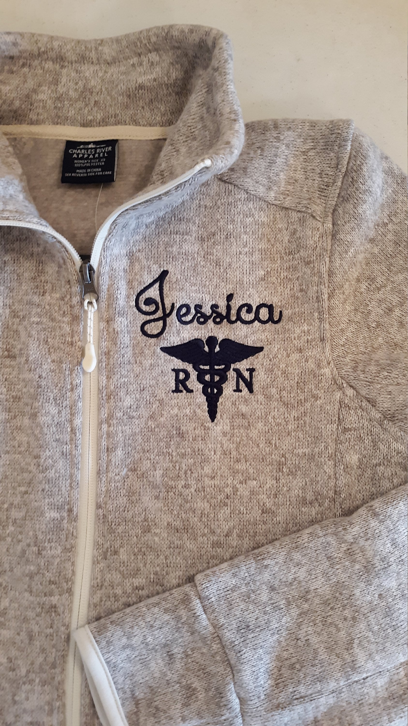 Personalized Nurse Jacket Embroidered RN Jacket LPN Jacket | Etsy