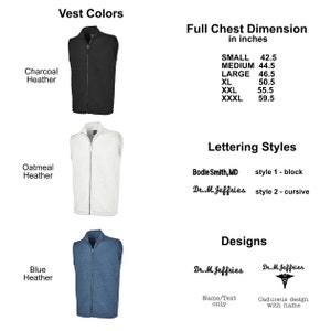 Men's Quilted Vest for Doctor or Nurse, Vest to Wear With Scrubs ...