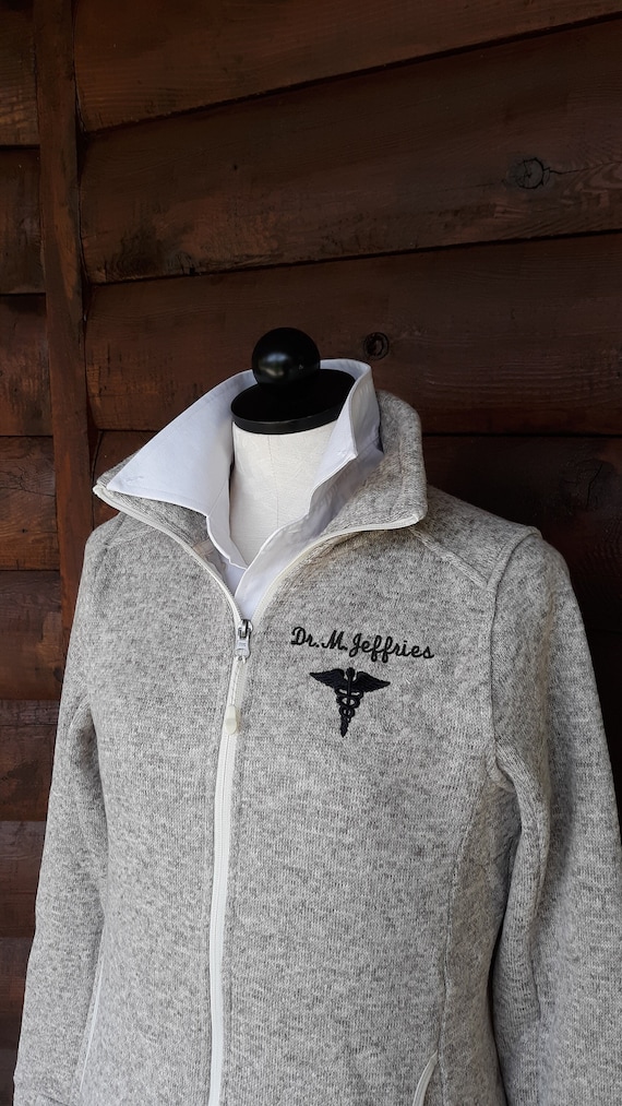 Ladies Personalized Doctor Jacket Embroidered Dr Jacket - Etsy