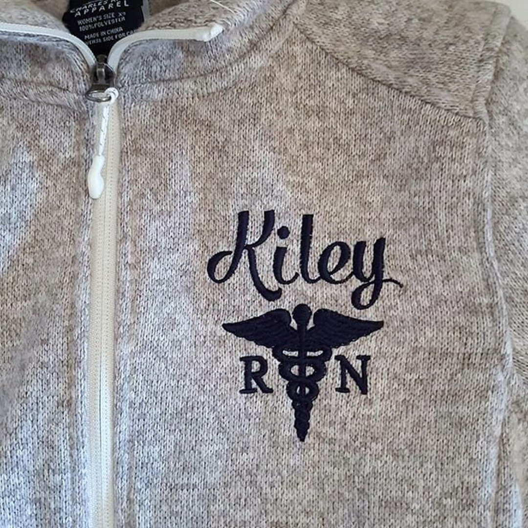 Personalized Nurse Jacket Embroidered RN Jacket Medical - Etsy