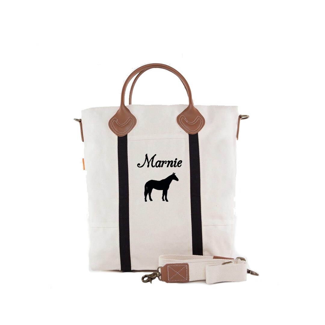 Medium Horse Tote, Equestrian Bag, Barn Bag, Horse Show Bag, Tack Bag ...