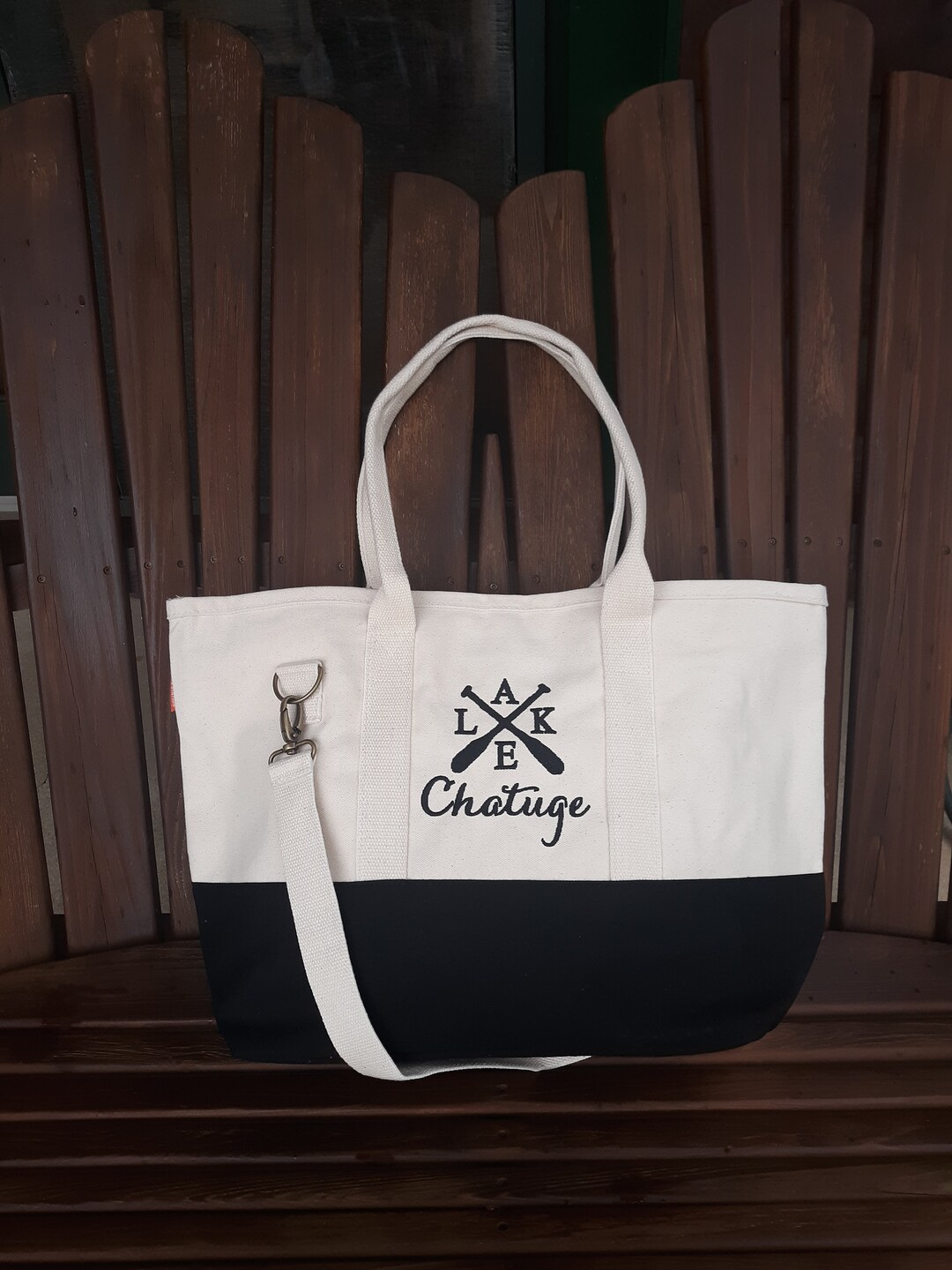 Canvas Lake Tote Bag With Any Lake Name Lake Martin Lake - Etsy