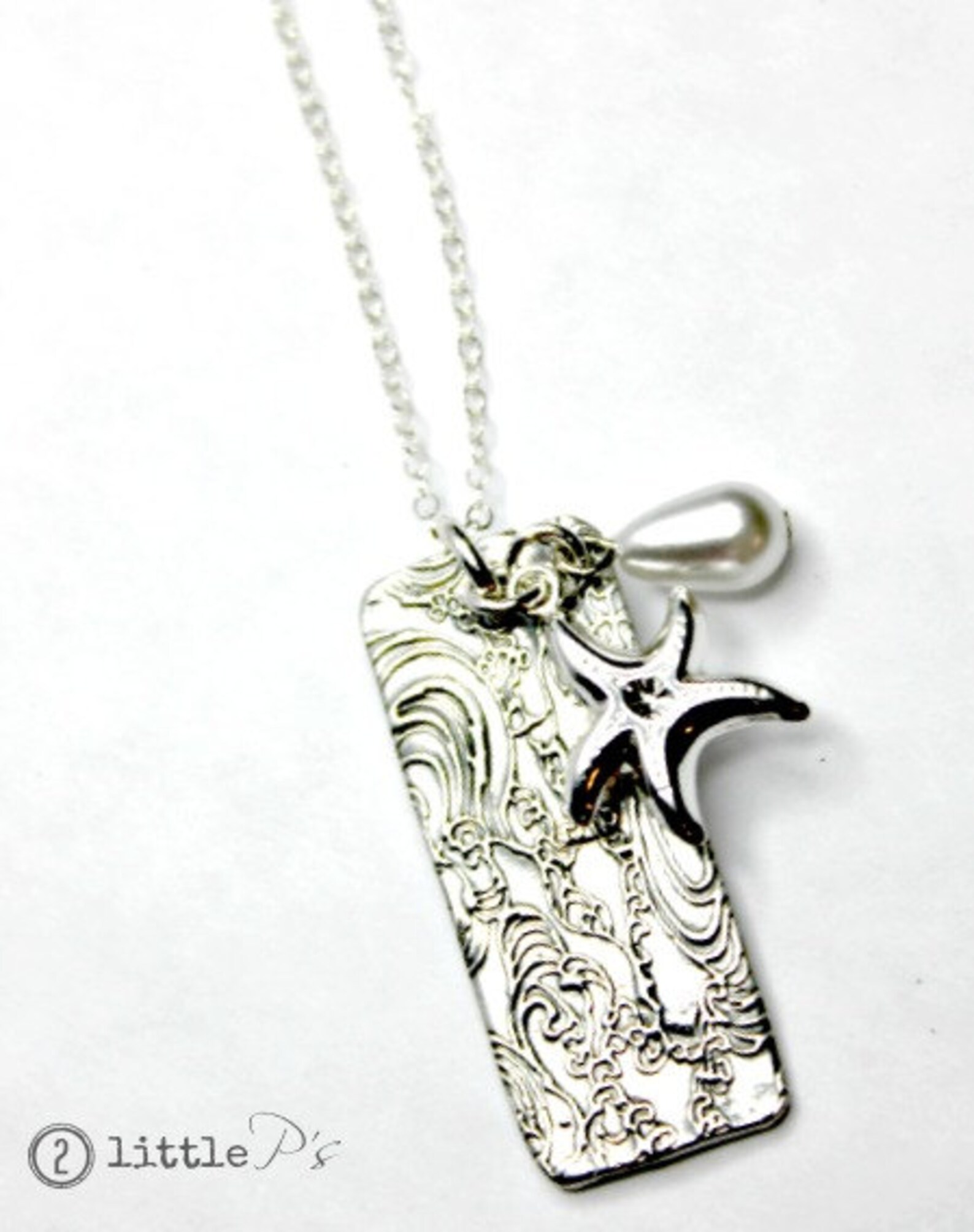 Beach Jewelry, Ocean Inspired, Cool Water, Tidal Necklace, Nautical ...