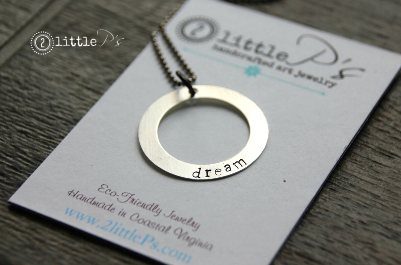 Sterling Silver Sentiments Collection Jewelry Handstamped Breathe Dream ...