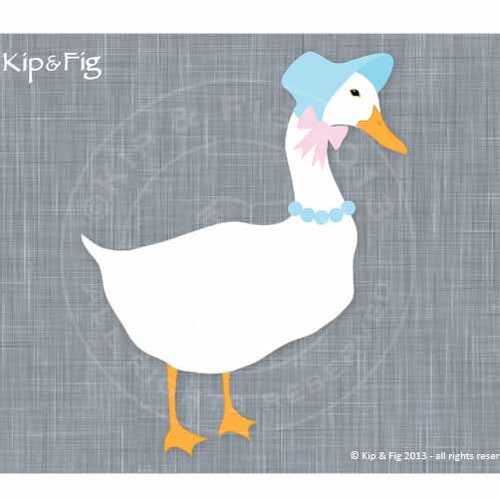 Duck Applique Template PDF Applique Pattern Applique - Etsy