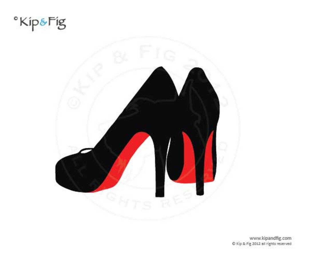 Stiletto Shoes Applique Template Pdf Applique Pattern - Etsy