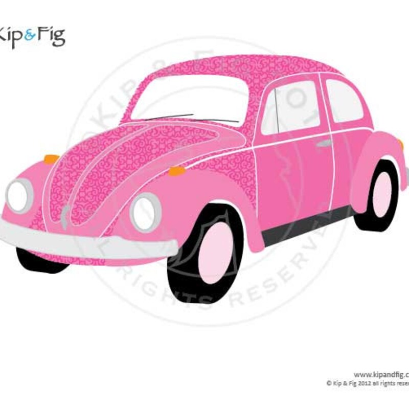 Vw Beetle Embroidery - Etsy