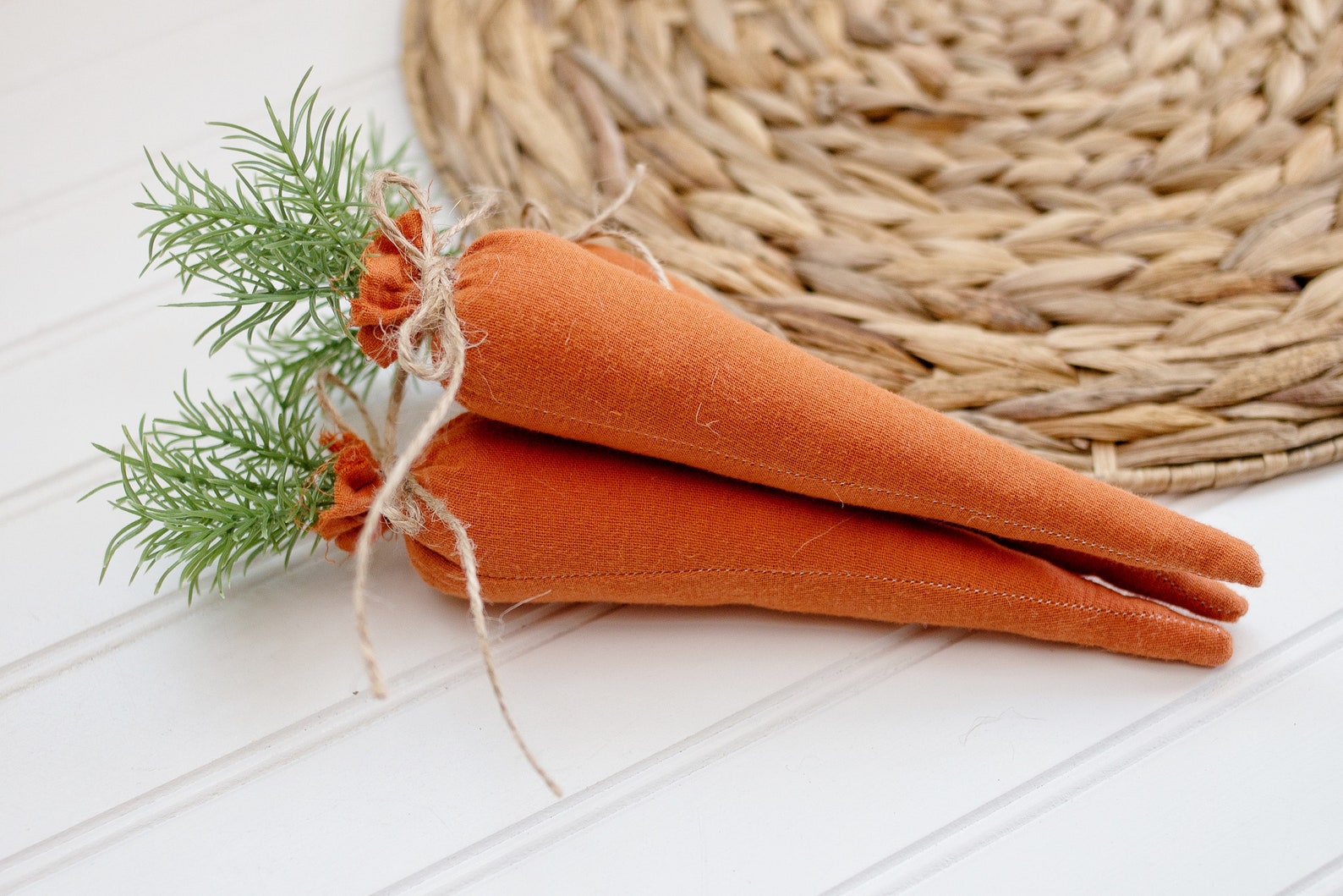 Easter Fabric Carrots Farmhouse Carrots Easter Decor Easter - Etsy