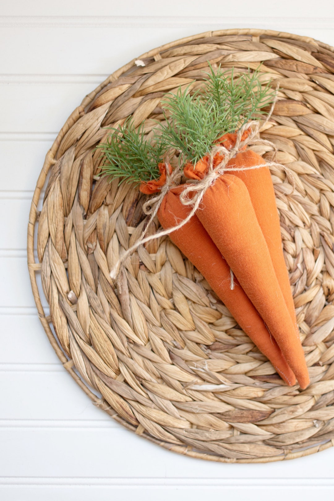 Easter Fabric Carrots, Farmhouse Carrots, Easter Decor, Easter Carrots ...