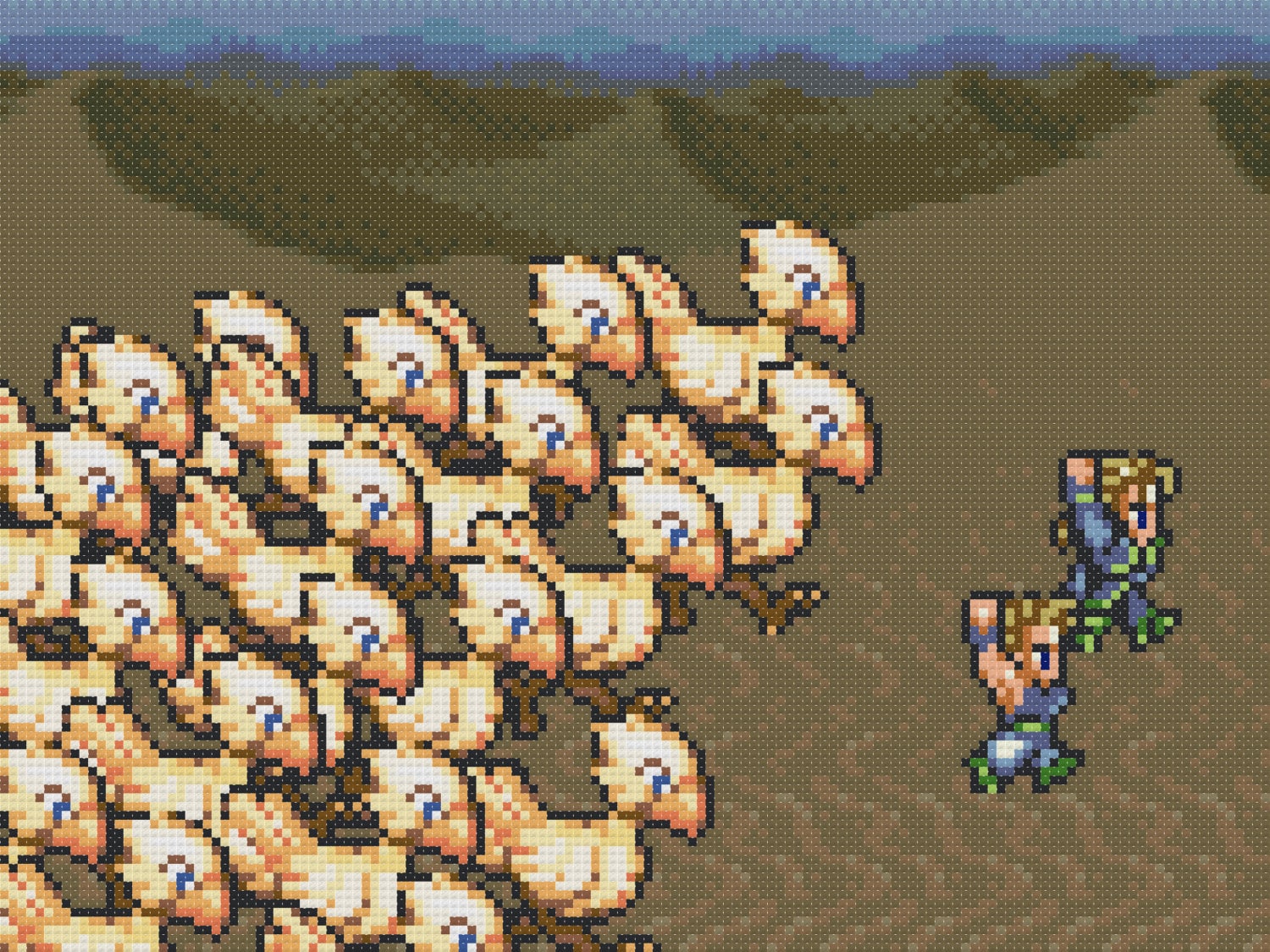 Final Fantasy VI Chocobo Stampede Cross Stitch Pattern - Etsy