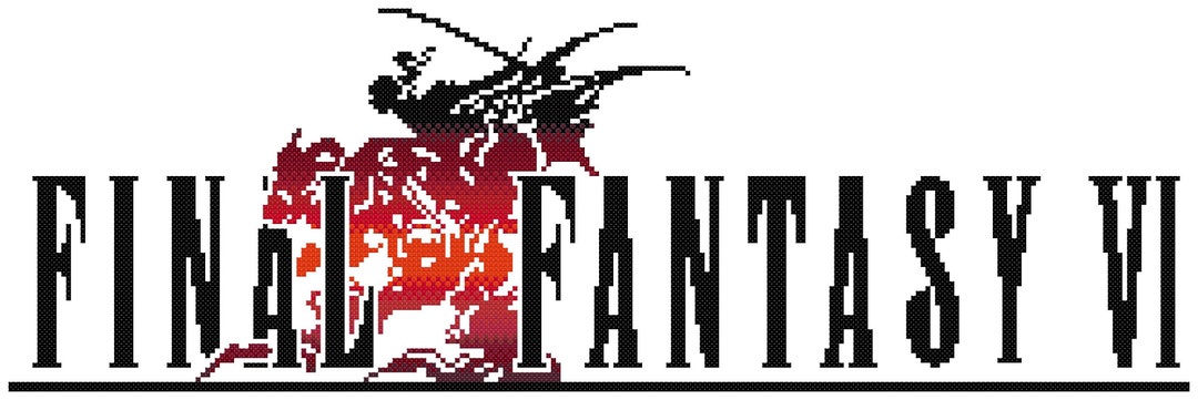 Final Fantasy VI Logo Cross Stitch Pattern - Etsy