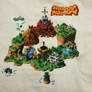 Super Mario RPG World Map V2 Cross Stitch Pattern - Etsy