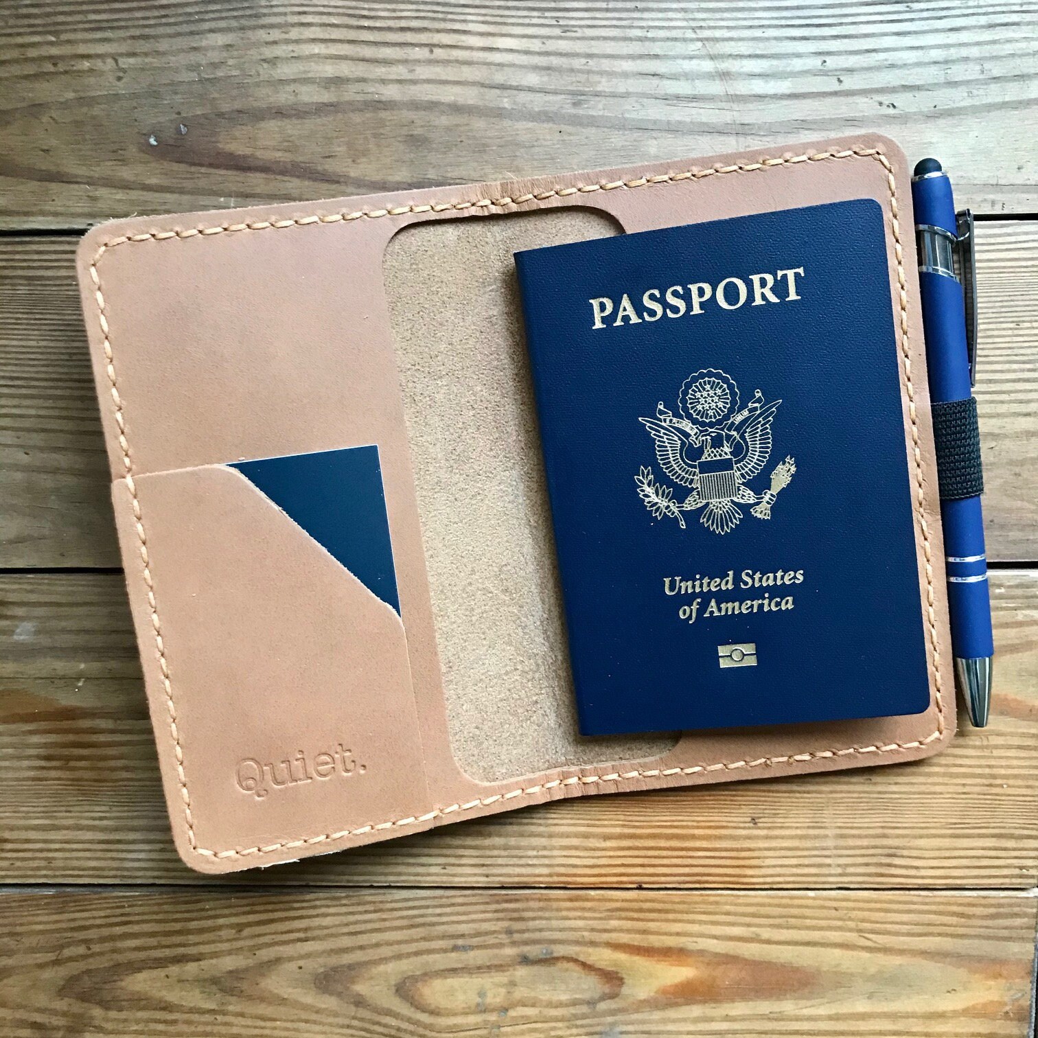Leather Passport Cover Pattern, Field Notes Template, Follow Along ...