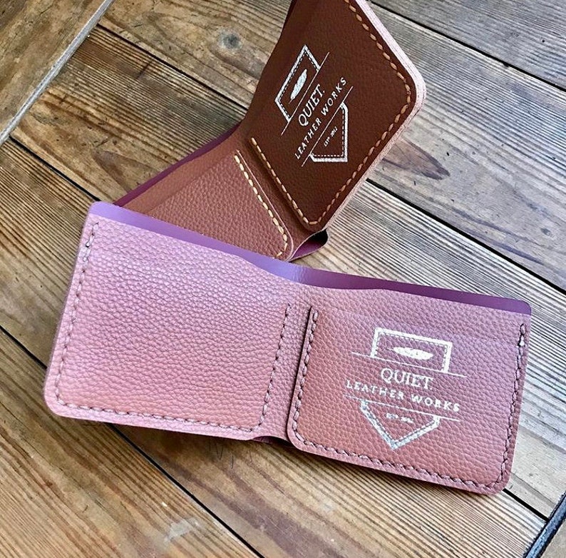 Leather Bi-fold Wallet Pattern Multiple Designs, Follow Along Template ...