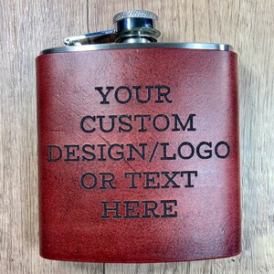 Design Your Own Flask, Hip Flask, Personalized Flask, Leather Flask ...