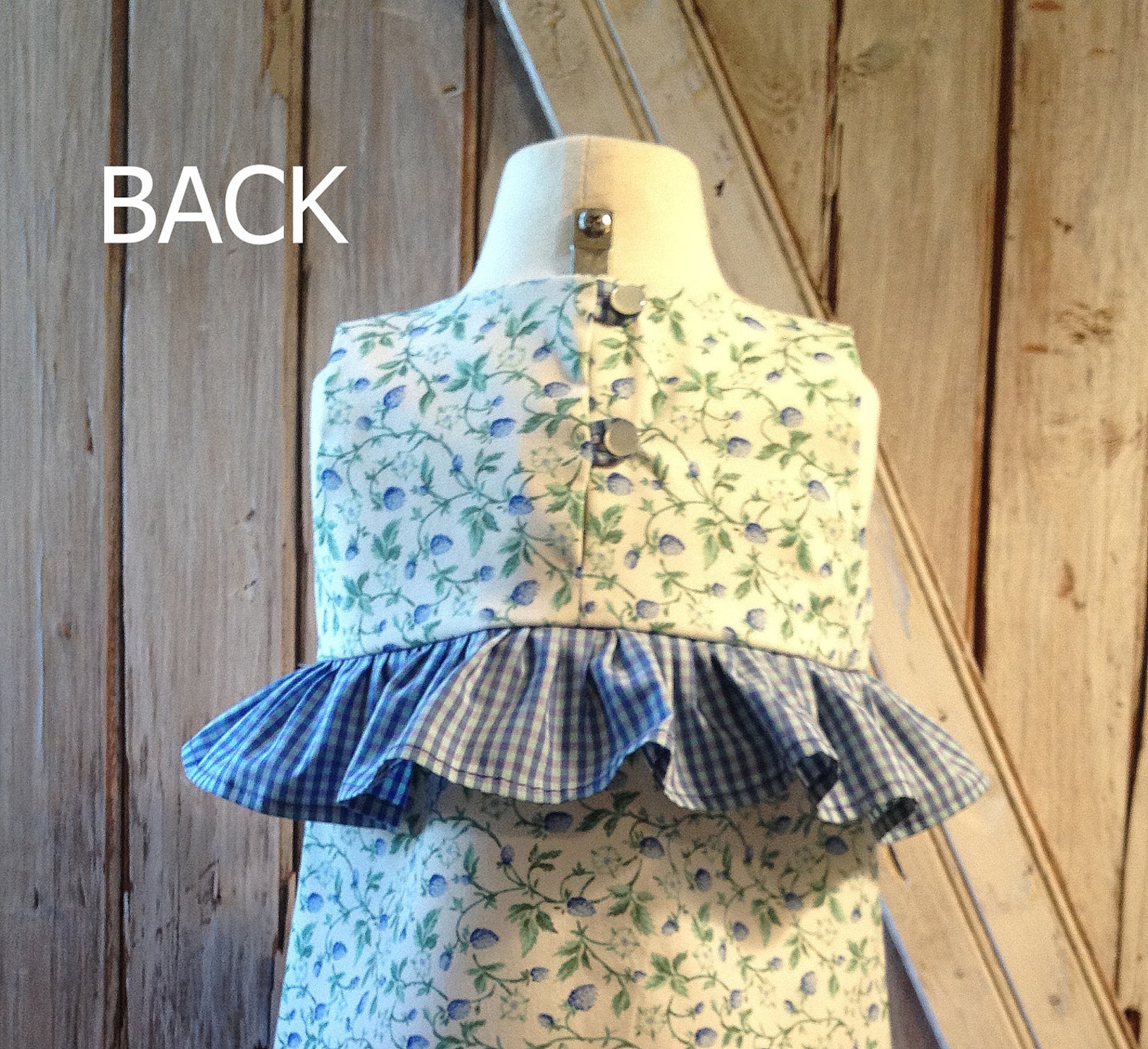 Maddie - Girl's Ruffled Dress Pattern PDF. Girl Kid Toddler Child ...