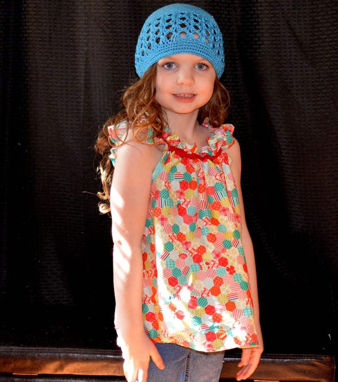 Flutter-by Top & Dress Pattern PDF Sewing Pattern for Girls. Sizes 1 -8 ...