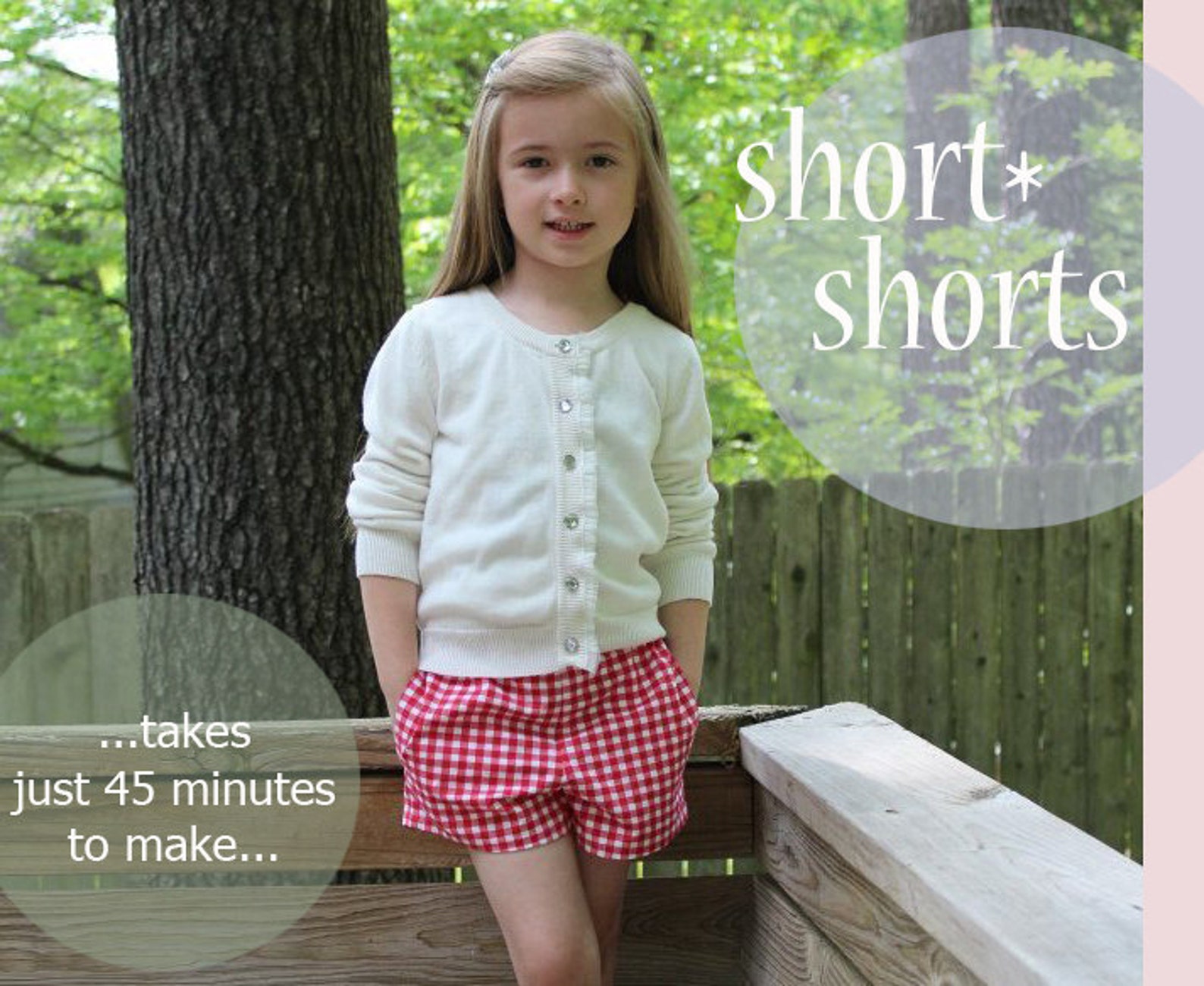 Simply Sweet Shorts Girl's Short PDF Pattern. Girl PDF - Etsy