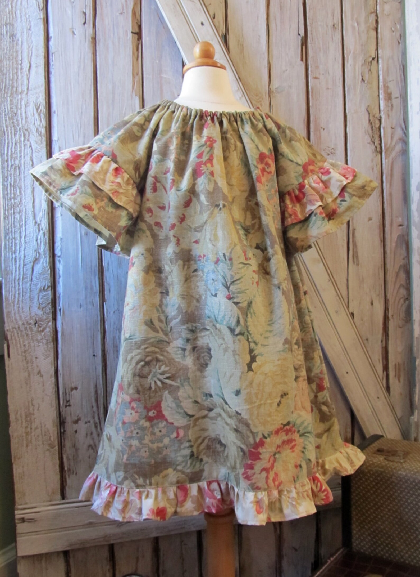 Betsy - Girl's Peasant Dress Pattern PDF. Girl's Sewing Pattern ...