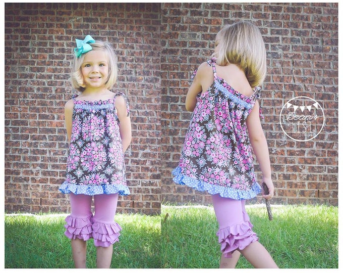 Sweet Cheeks - Peasant Top Pattern PDF. Girl's Sewing Pattern. Girl's ...