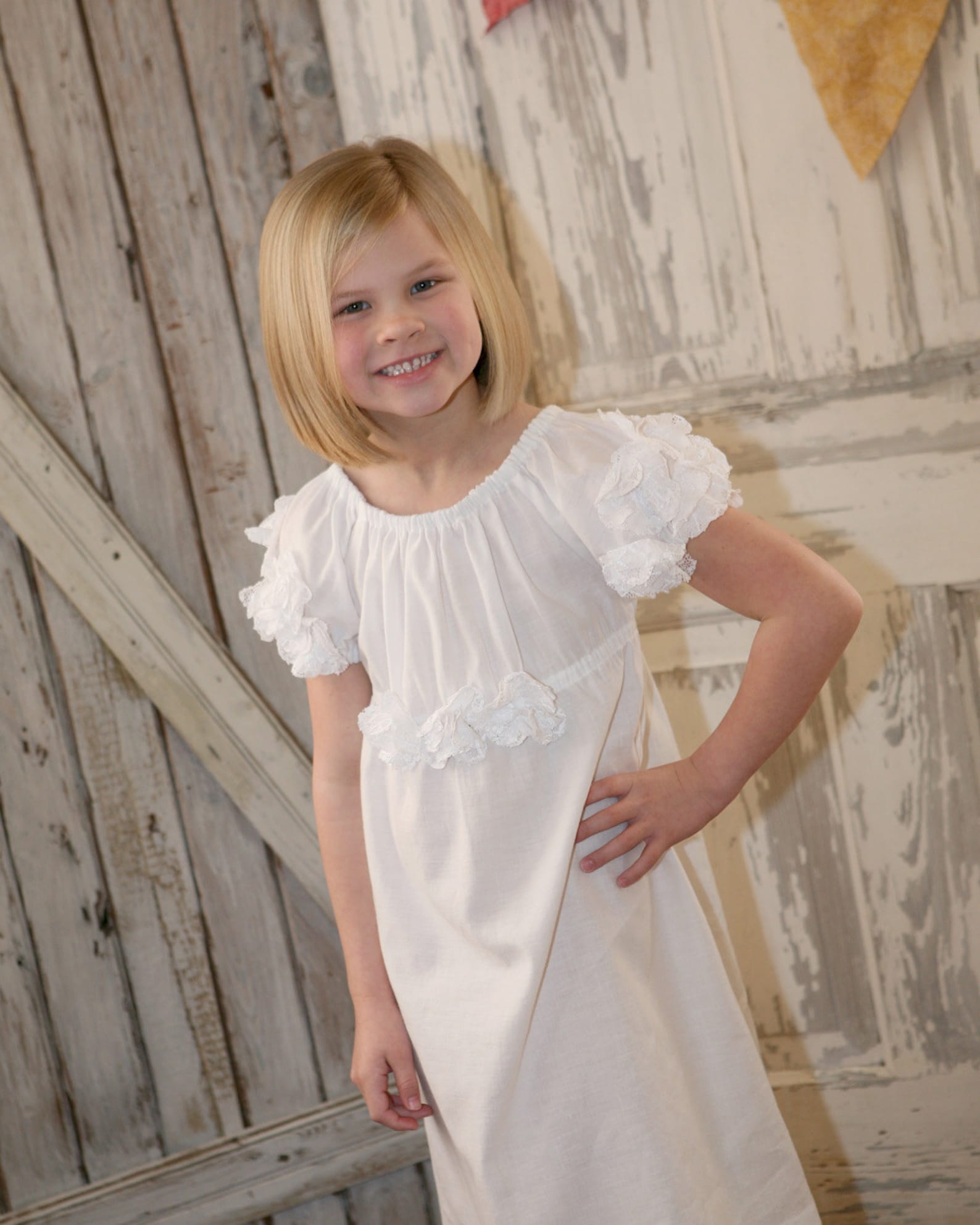 Peony - Flower Girl Dress. Party Dress PDF Pattern Tutorial, Easy Sew ...