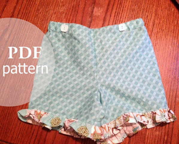 Simply Sweet Shorts Girl's Short PDF Pattern. Girl PDF - Etsy Australia