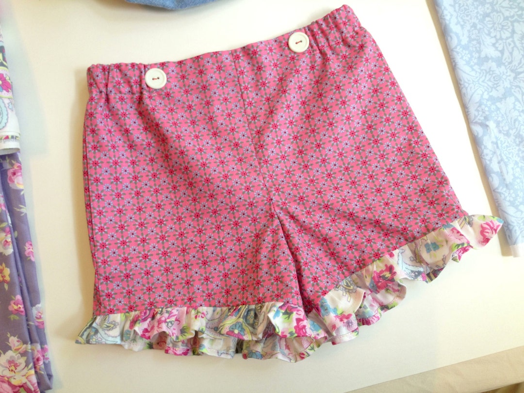 Simply Sweet Shorts - Girl's Short PDF Pattern. Girl PDF Sewing Pattern ...