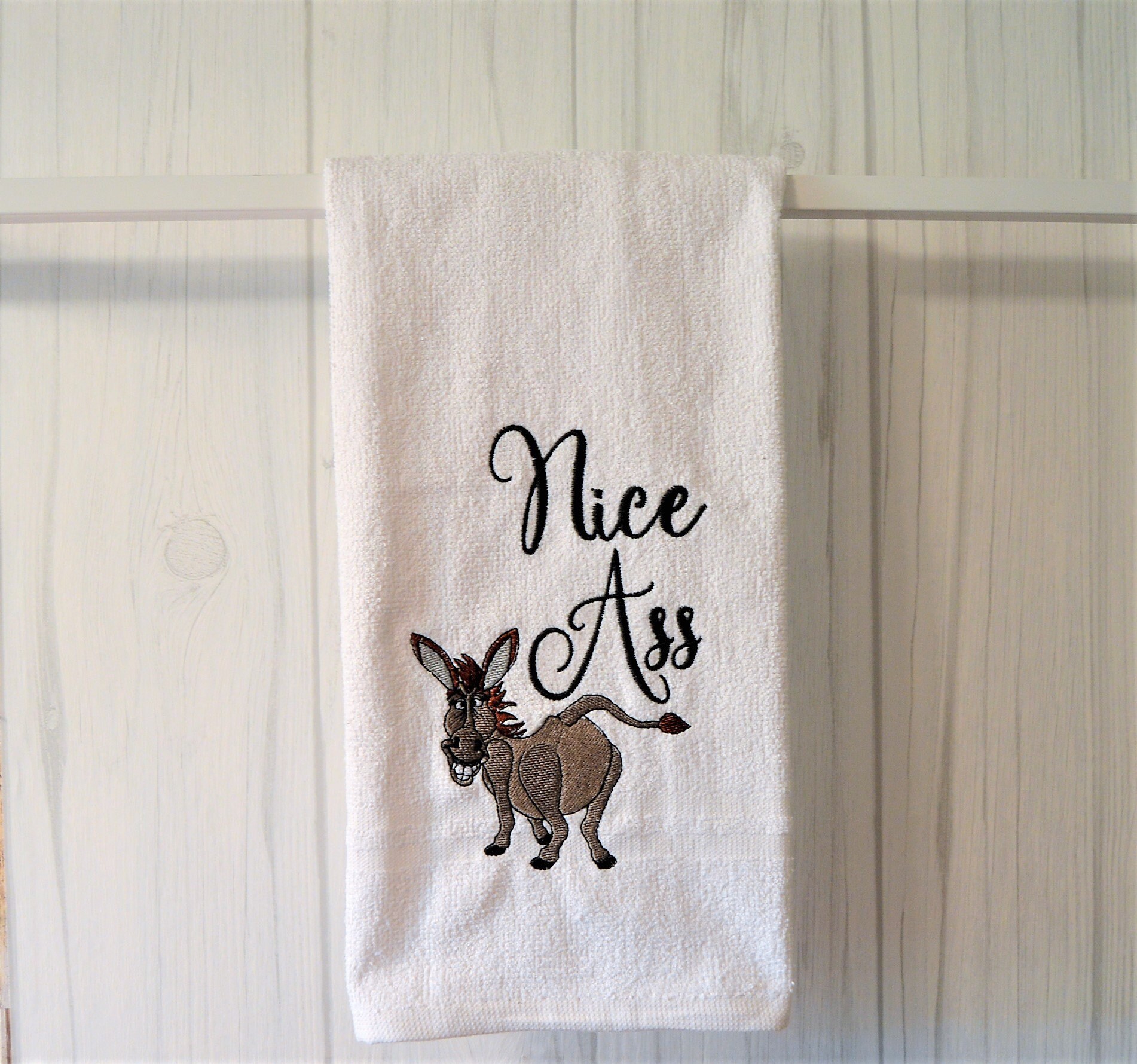 Embroidery Nice Ass Bathroom Hand Towel | Etsy