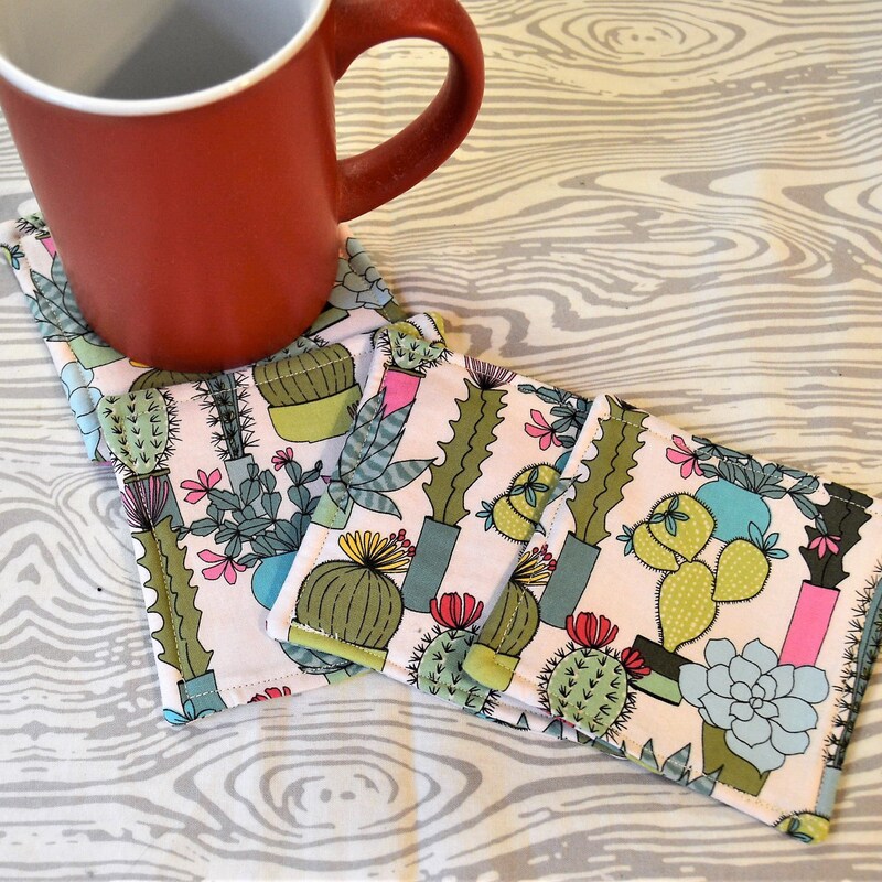 Cloth Coasters - Etsy