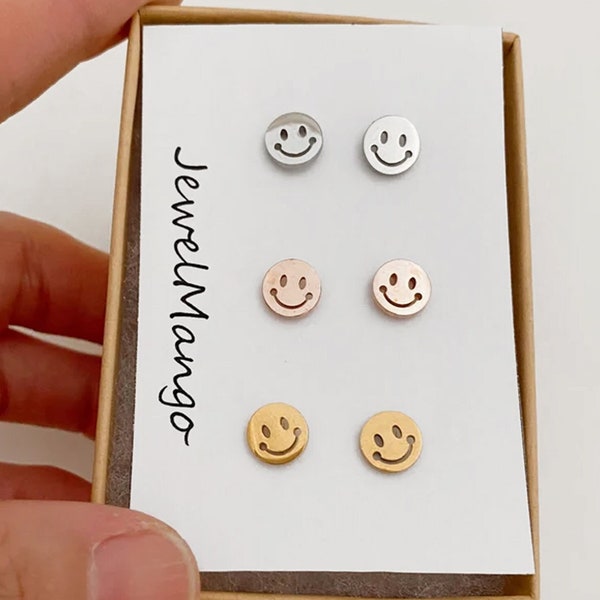 Emoticon Earrings - Etsy