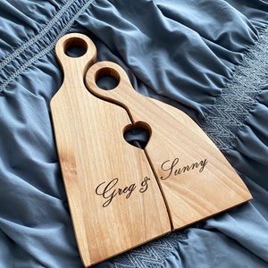 Nesting Charcuterie Board, True Love Charcuterie Board, Couple Cutting ...