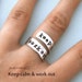 Keep Calm and Work Out Ring, Custom Ring, Personalized Ring, Twist Ring ...