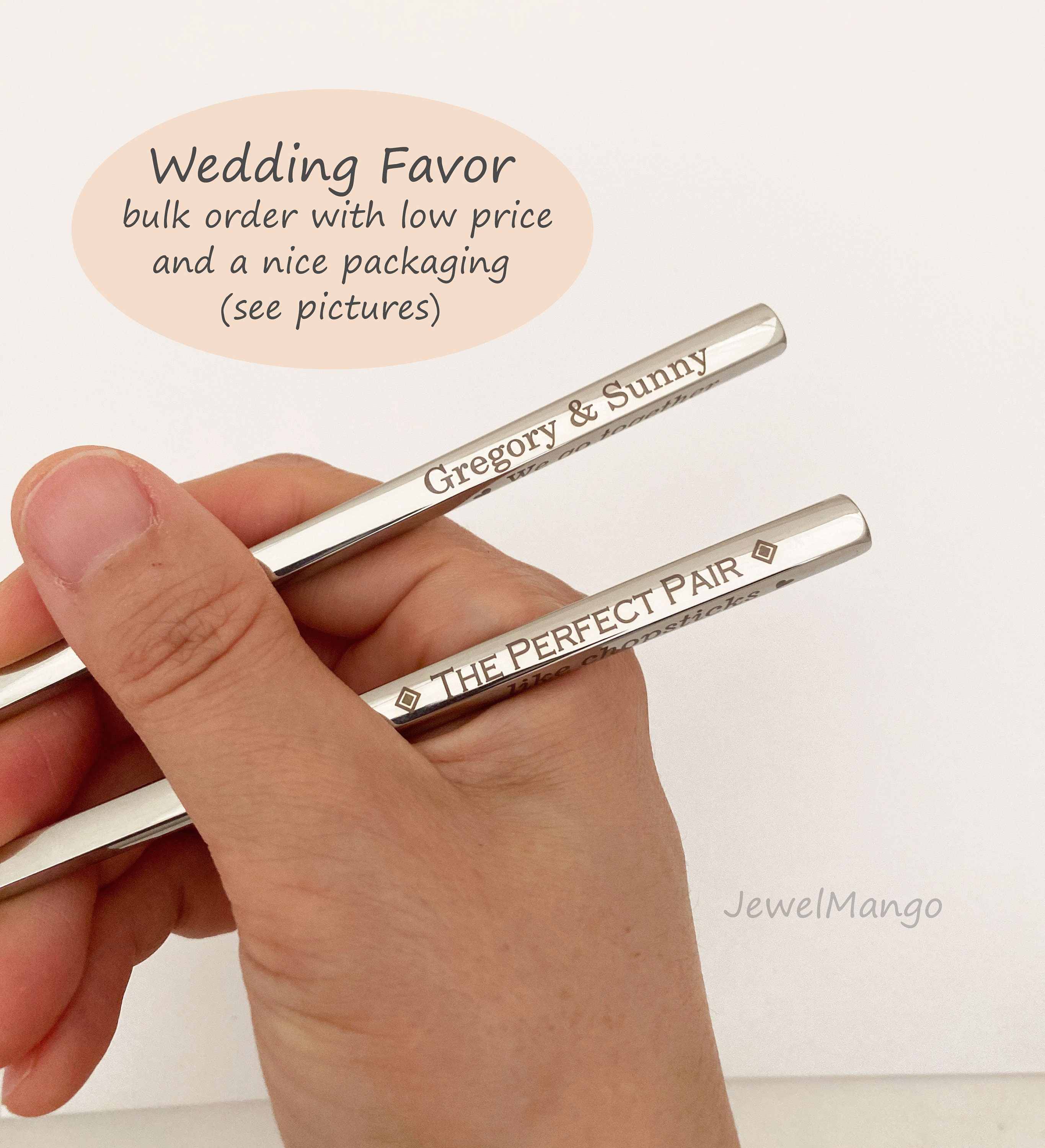 Personalized Chopsticks for Wedding Favor, Birthday Gift for Sushi ...
