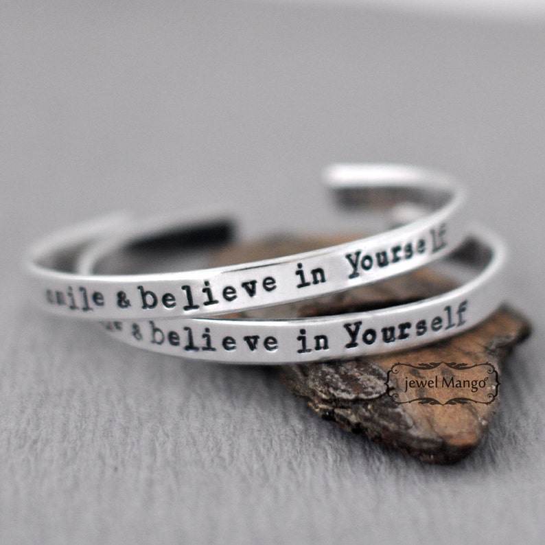 Personalized Metal Cuff Bracelet Custom Bracelet Aluminum - Etsy