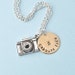 Camera Necklace, Personalized Initial Camera Necklace, Capture Life ...