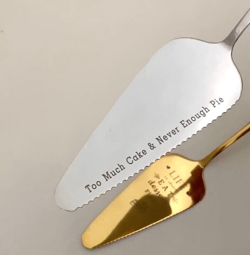 Personalized Cake Server, Pie Server, Bridal Shower Gift, Custom ...