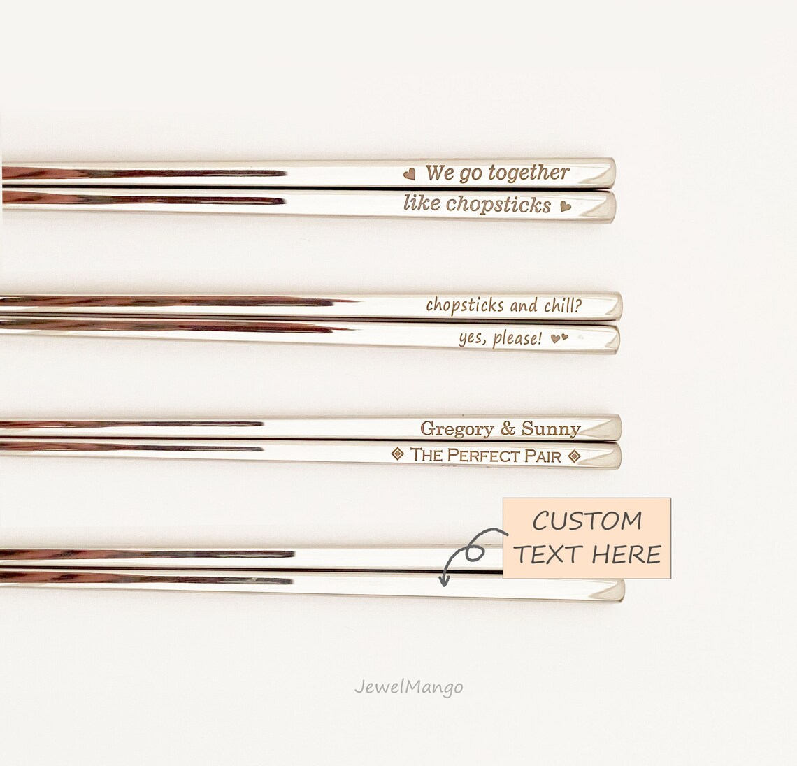 Personalized Chopsticks for Wedding Favor, Birthday Gift for Sushi ...
