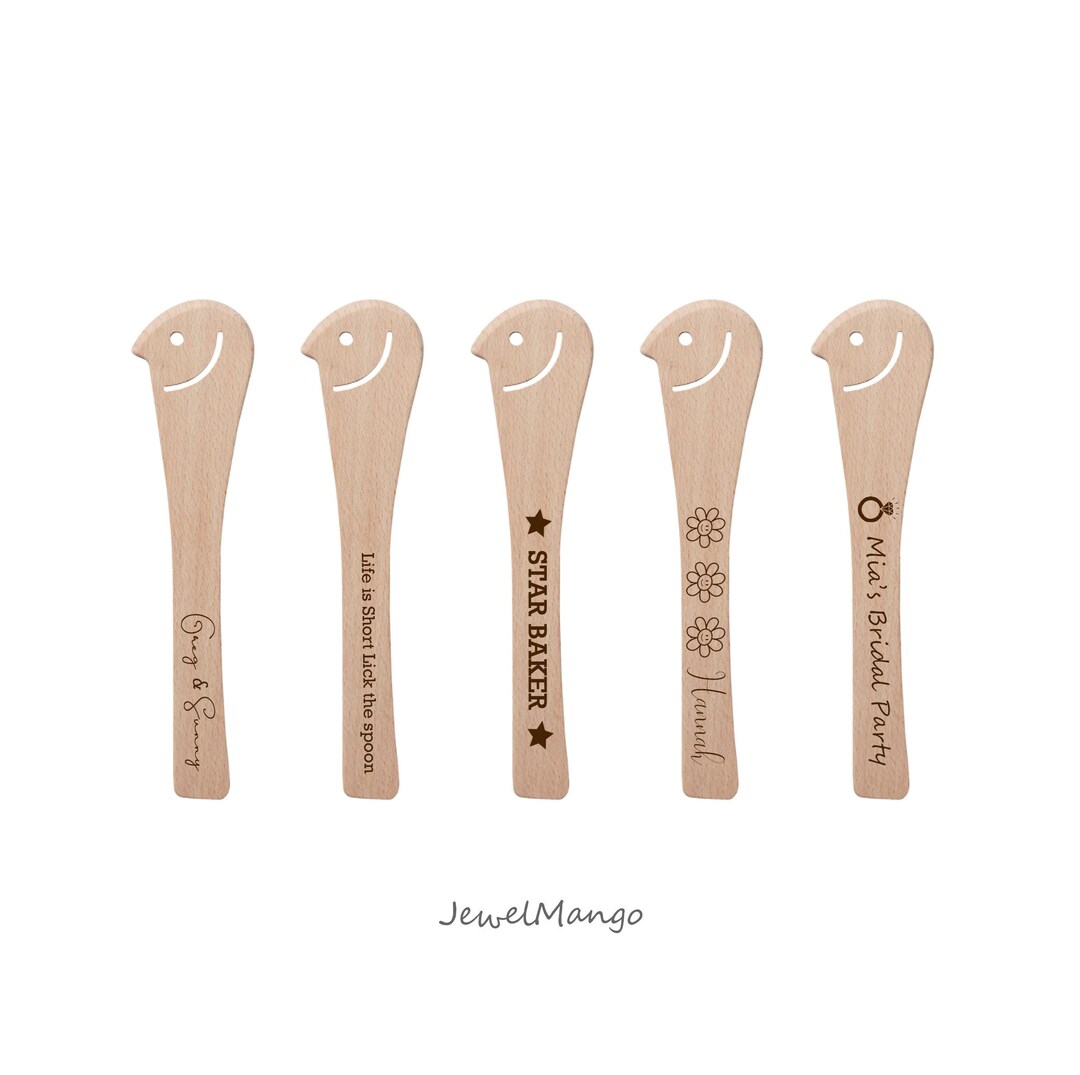 One Personalized All Purpose Spoon, Spatula. Wooden Spatula, Chef ...