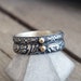 Relic Ring, Sterling Silver and 18K Gold Rings, Antique Style Rings ...