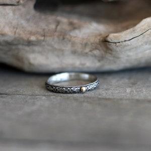 Relic Ring, Sterling Silver and 18K Gold Rings, Antique Style Rings ...