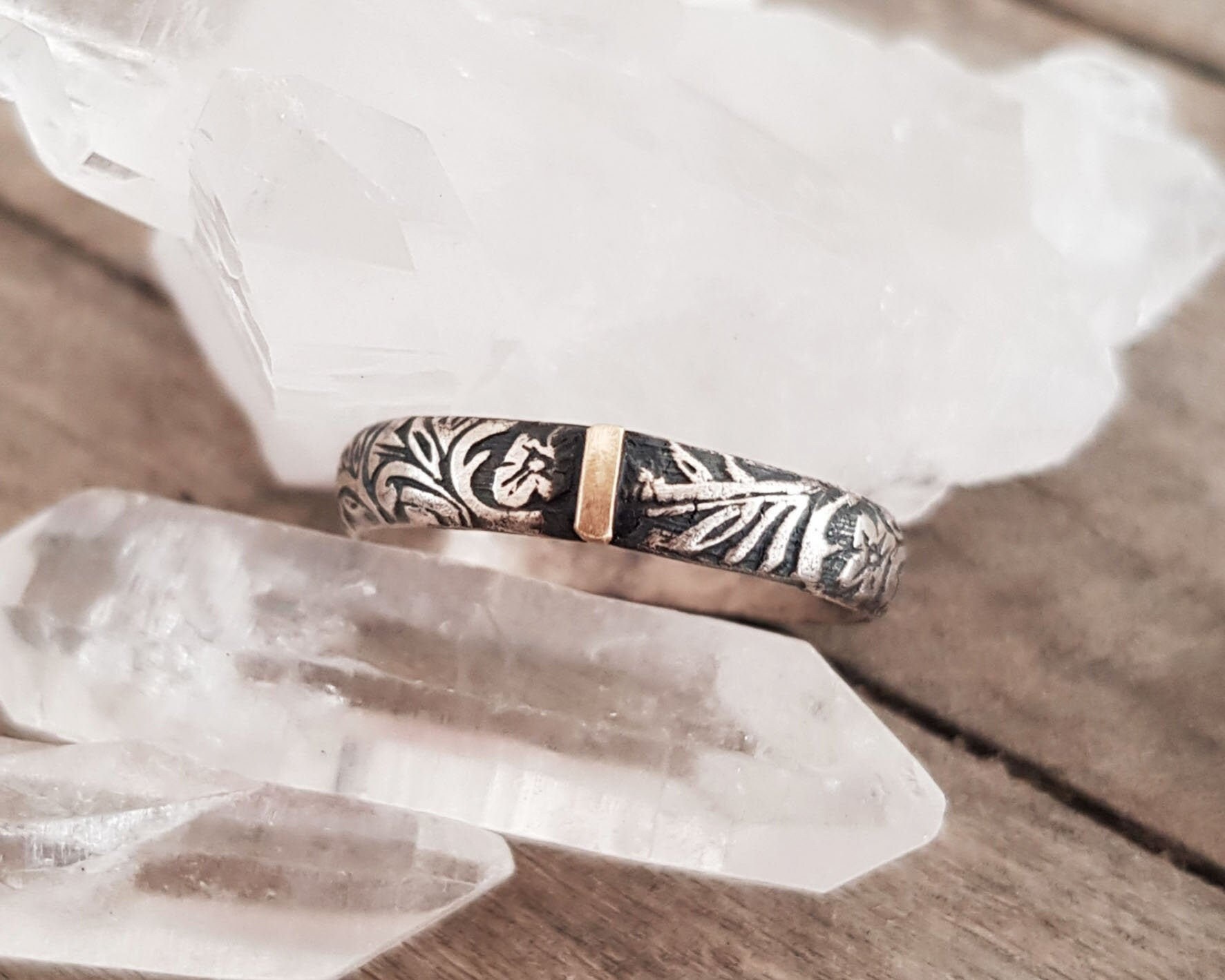 Medieval Antique Style Wedding Rings Relic Wedding Rings | Etsy