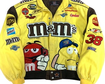 Yellow M&m Nascar Jacket - Etsy