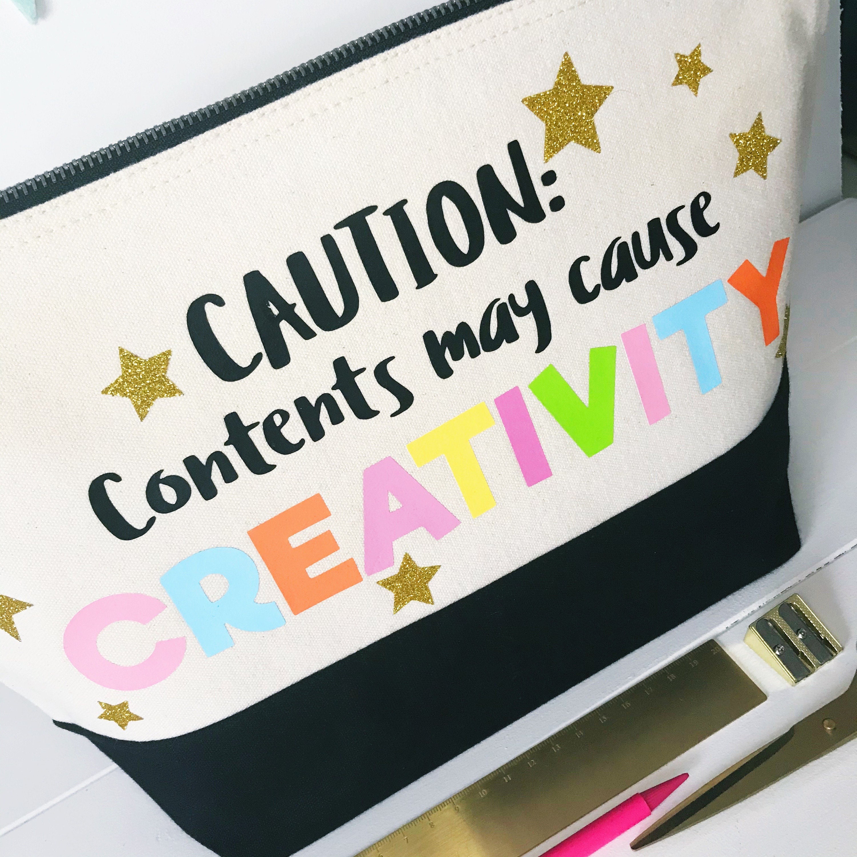 Large Creativity Project Bag, Craft Storage Bag, Extra Large Pencil ...