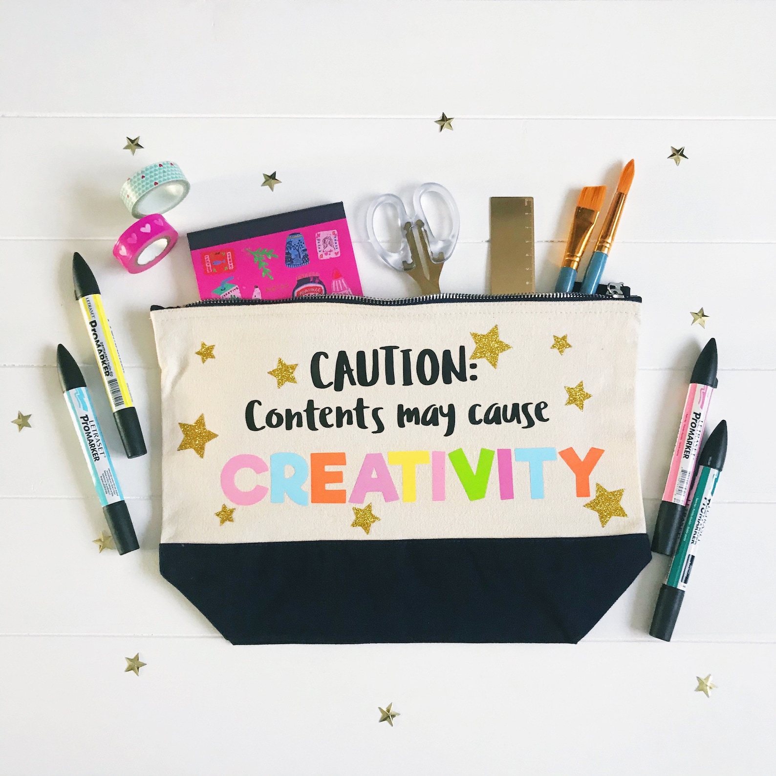 Large Creativity Project Bag, Craft Storage Bag, Extra Large Pencil ...