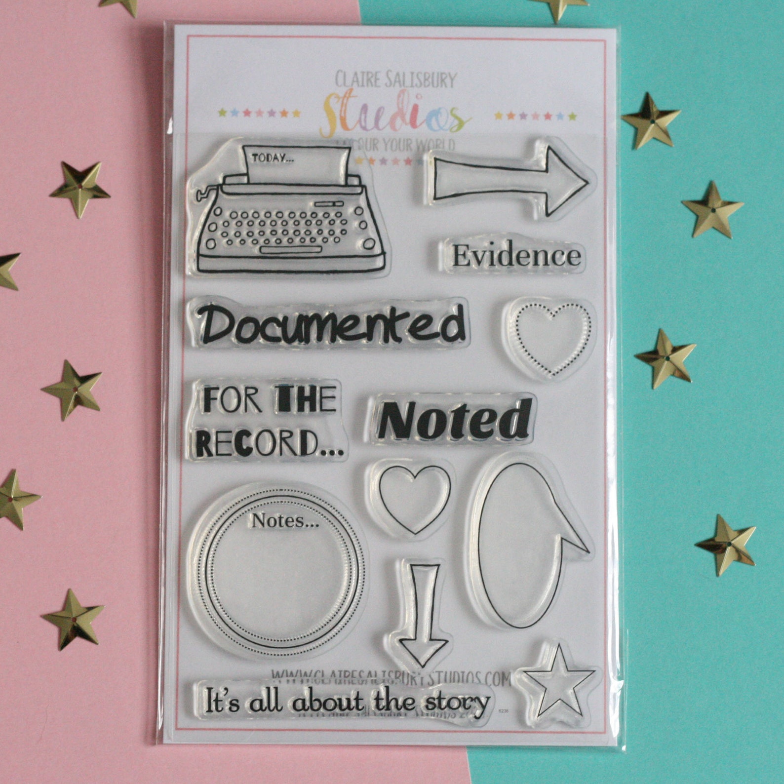 Planner Stamp Set - Noted, Bullet Journal Stamps, Journaling Stamps ...