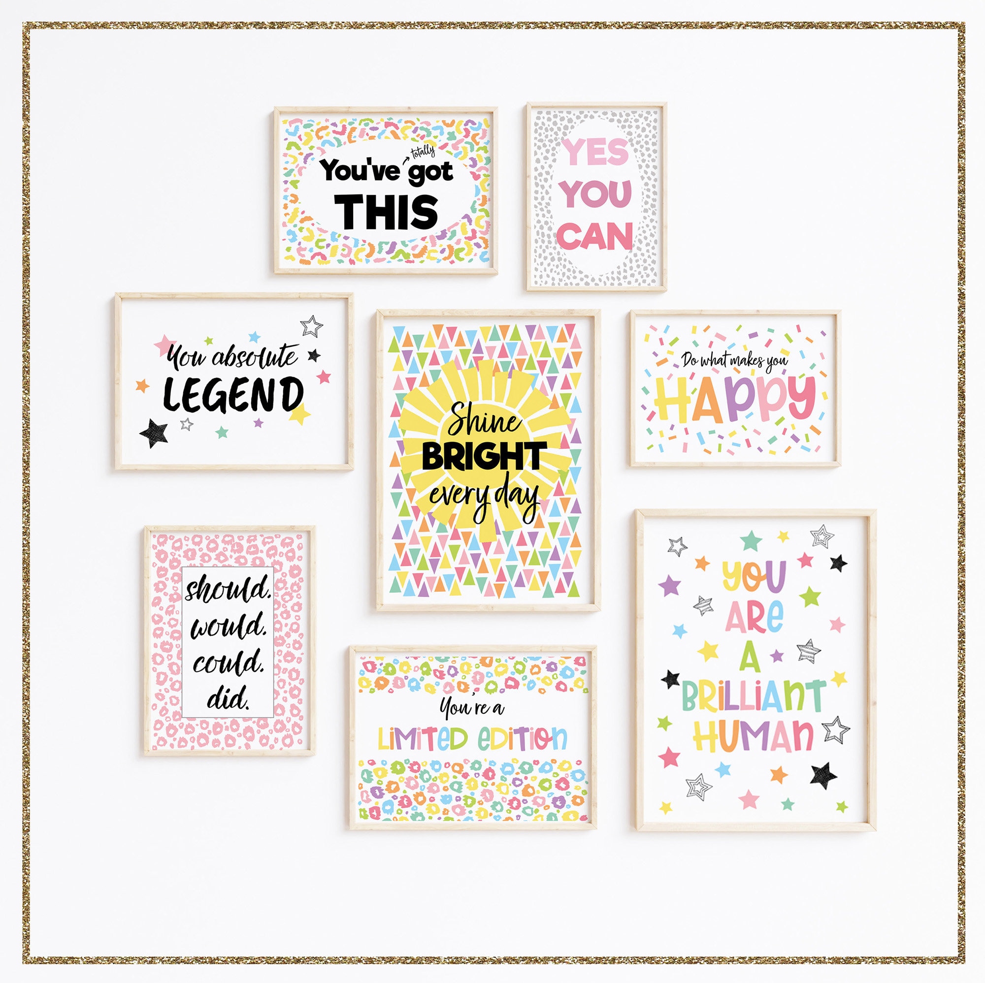 Motivational Quote Printable | Colourful Inspirational Print ...