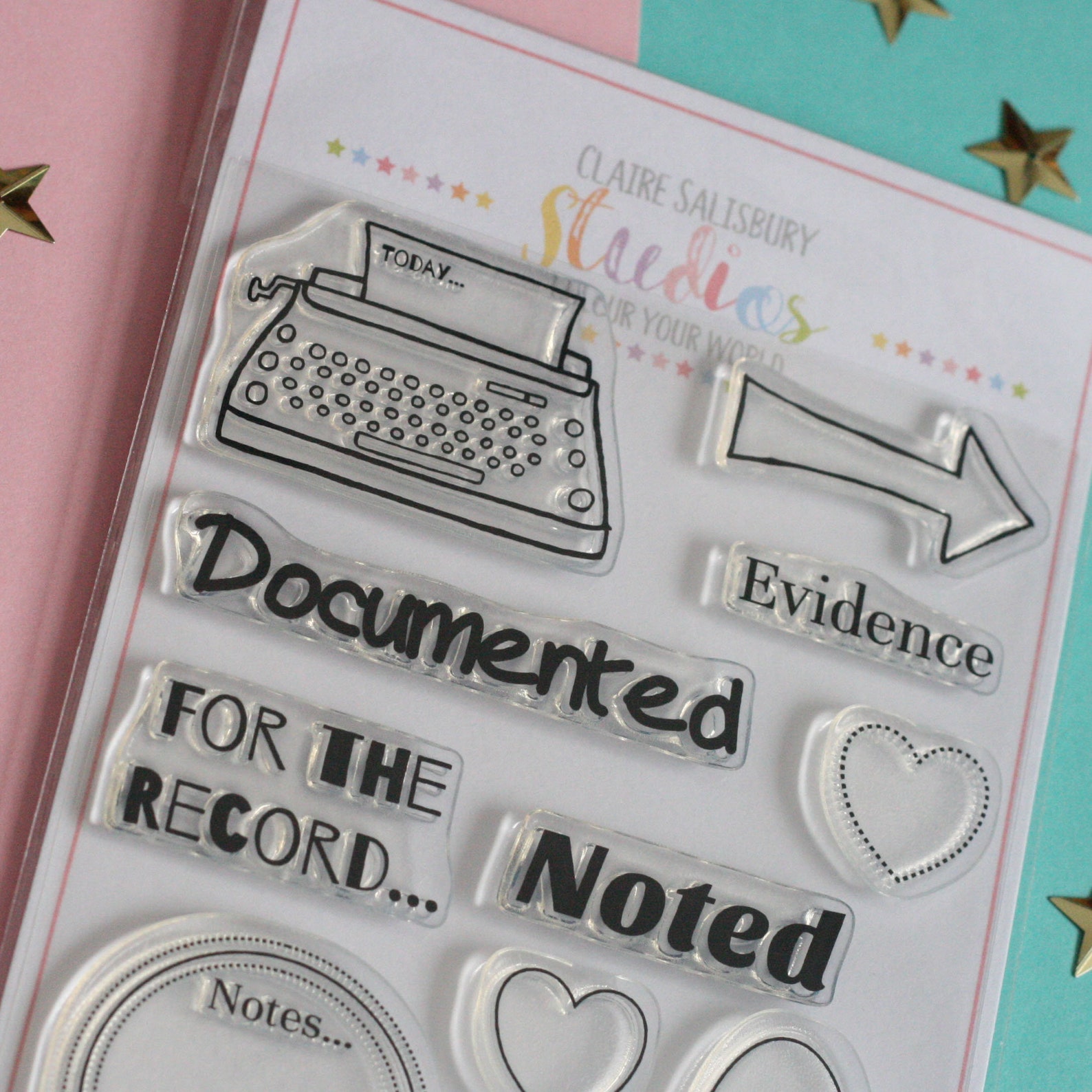 Planner Stamp Set - Noted, Bullet Journal Stamps, Journaling Stamps ...