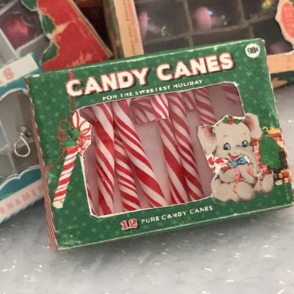 Miniature Candy Canes - Etsy