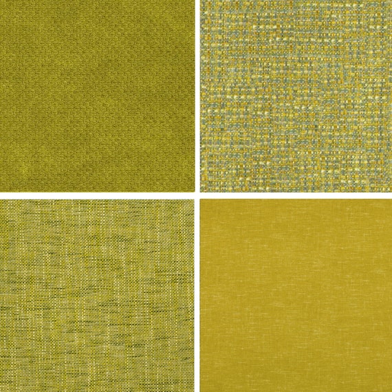 Chartreuse Upholstery Fabric for Furniture Yellow Green | Etsy